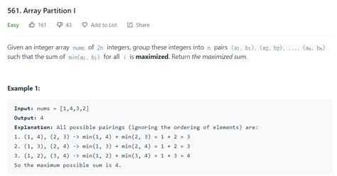 10 Array Partition I