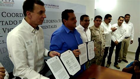 Firman Profepa Y Gobierno De Baja California Sur Convenio Para Impulsar