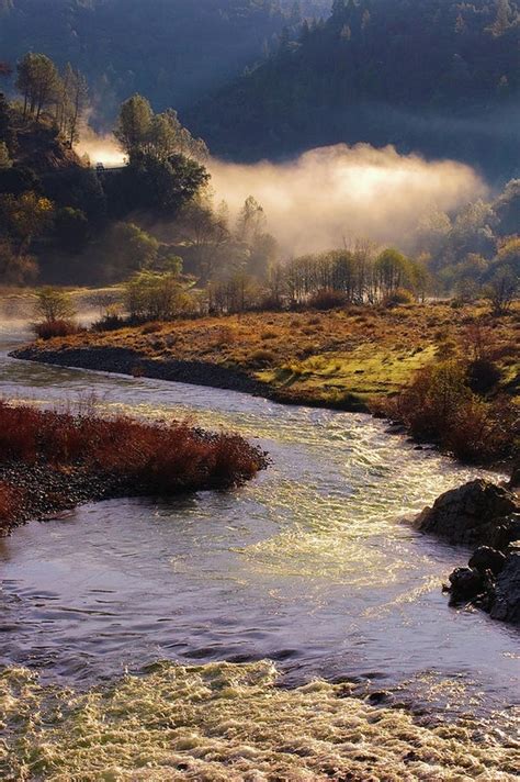 American River Auburn California Beautiful Nature Scenery