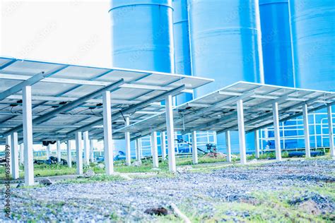 Solar Cell Connector Solar Pv Connector Of The Solar Cell Circuit And Wires Under The Solar