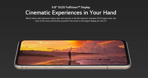 LG V60 ThinQ 5G LM V600AM 128GB GSM Unlocked 6 8 P OLED DisplayTriple