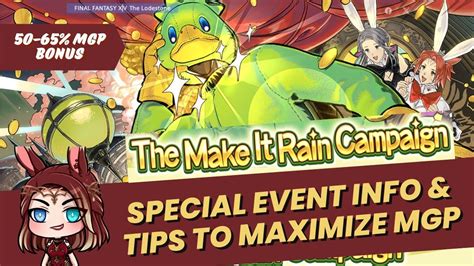 FFXIV Make It Rain 2024 Campaign Details Tips To Maximize MGP March