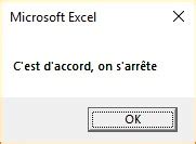 VBA Excel Messages Médiaforma
