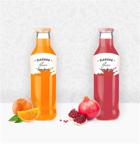 Juice Bottle Template