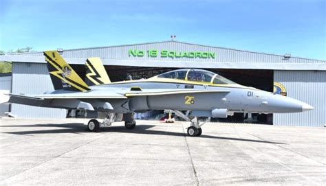 Pesawat Fa 18d Hornet Milik Tudm Sambut Ulangtahun Ke 25 Defence