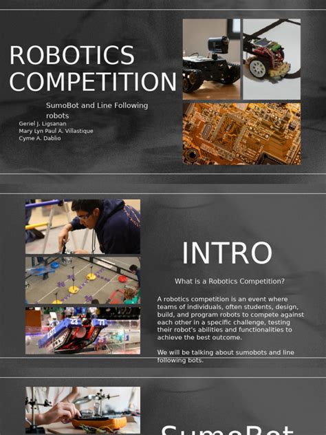 Robotics Sumobot And Line Following Robot Pdf Robot Robotics