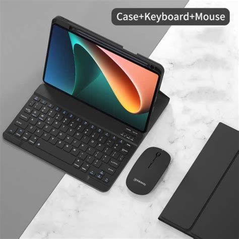 Jual Goojodoq Xiaomi Pad 6 6 Pro Keyboard Case Mouse Set V2 W O Backlight Blue 1 Di Seller