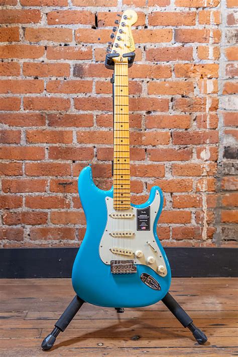 Fender American Professional Ii Stratocaster Miami Blue Reverb