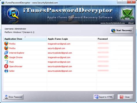 Itunes Password Decryptor İndir