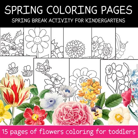 Spring Break Coloring Pages Made By Teachers