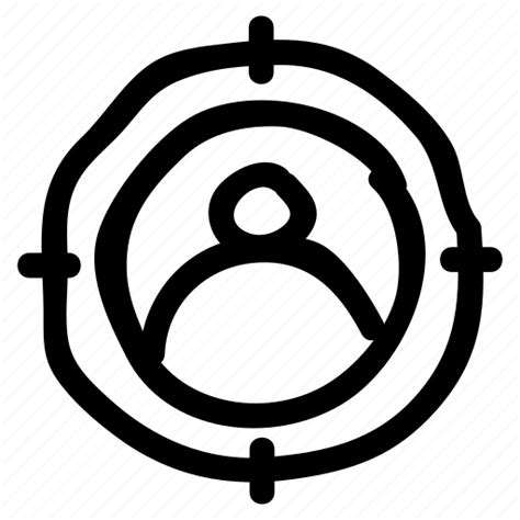 Audience Customer Marketing Person Profile Target User Icon