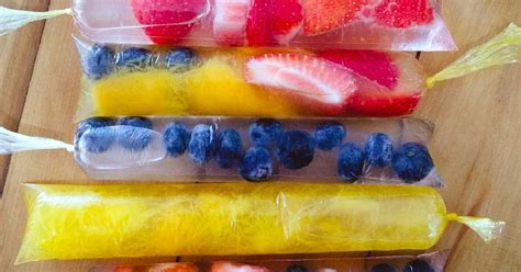 Geladinho de frutas água de coco