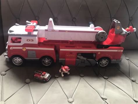 Paw Patrol Marshall Ultimate Rescue Fire Truck Engine Lights And Sounds