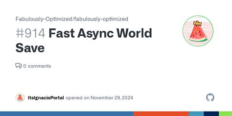 Fast Async World Save · Issue 914 · Fabulously Optimizedfabulously