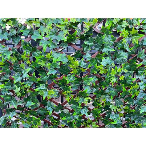 Bauhaus България Декоративна Pvc ограда с изкуствено озеленяване Хармония