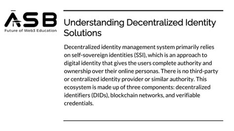 Decentralized Identity Solutions Exploring Top Use Cases And Applications Pptx