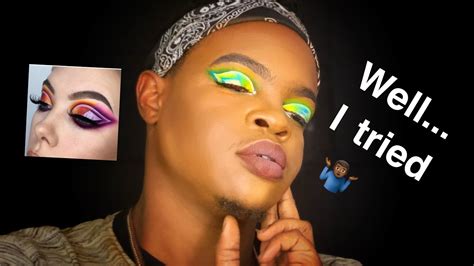 I Tried Following An Lsgmakeup Makeup Tutorial YouTube