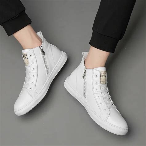 Кроссовки мужские высокие | AliExpress