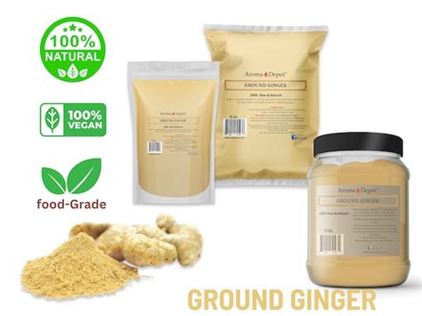 Ground Ginger Root Powder Raw Natural Jengibre Non Gmo