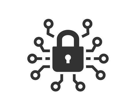 Cyber Security Icon On White Background Vector Illustration 14169960 Vector Art At Vecteezy