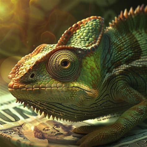 premium photo chameleon of investment adaptability