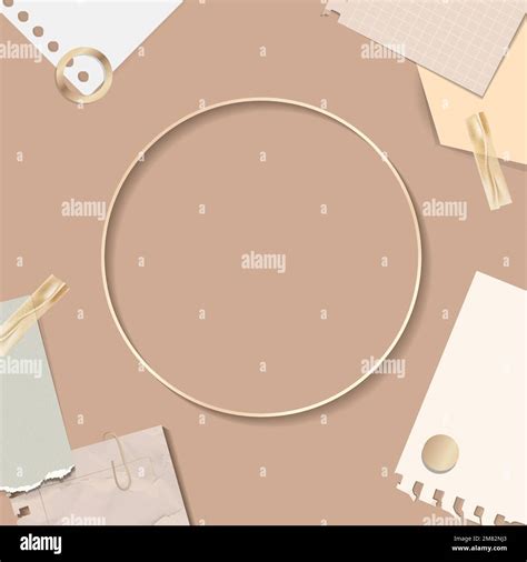 Ripped Notes Round Frame Vector Stock Vector Image And Art Alamy