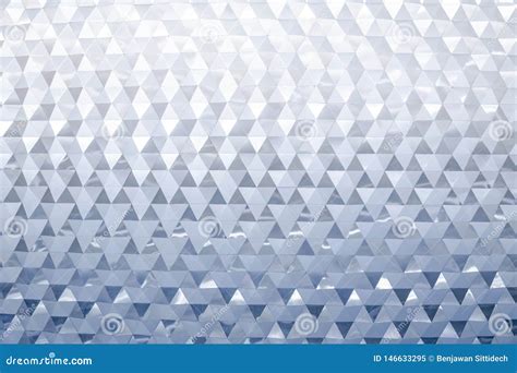 Abstract Modern Metallic Triangular Wall Pattern Stock Illustration