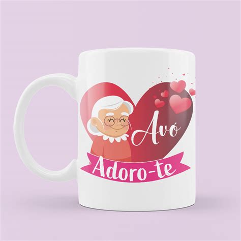 Caneca Personalizada Foto Adoro Te Madrinha Padrinho Dizados