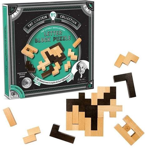 The Einstein Collection Letter Block Puzzle — Science And Nature Co
