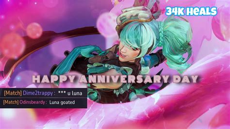 New Skin Luna Snow Anniversary Cherry Delight Youtube