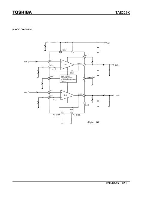 TA8229K Datasheet PDF - Toshiba