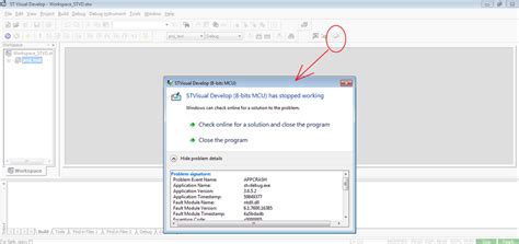 any tips to solve this appcrash ntdll dll error stmicroelectronics