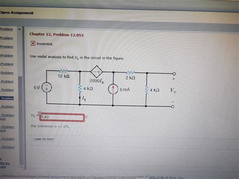 Solved Open Assignment Blem Chapter 12 Problem 12052
