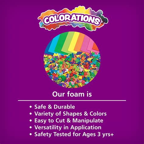 Bfs Fun Foam Shapes Eva Foam Assorted Shapes And Colors
