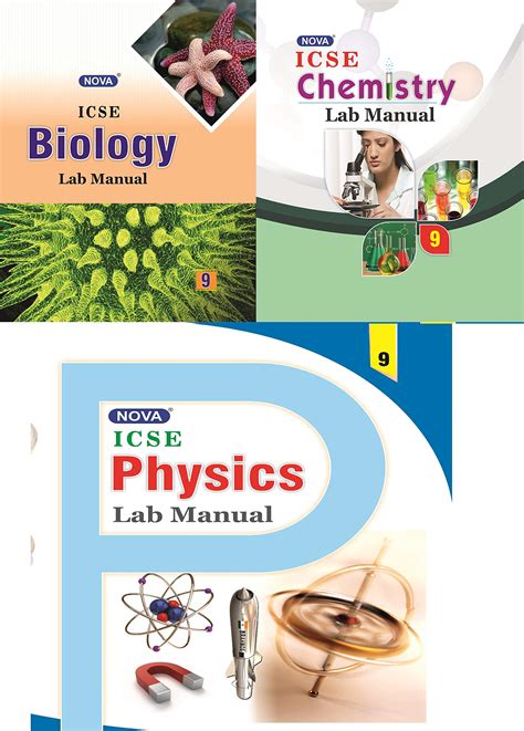 Nova ICSE Physics Lab Manual Chemistry Lab Manual Biology Lab