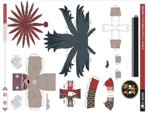 Hantengu Papercraft Custom Arte Origami Arte De Papel En 3d