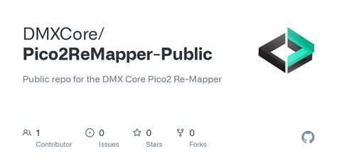 Github Dmxcore Pico2remapper Public Public Repo For The Dmx Core