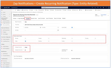 Generate In App Notifications Automatically As Per Recurring Schedule