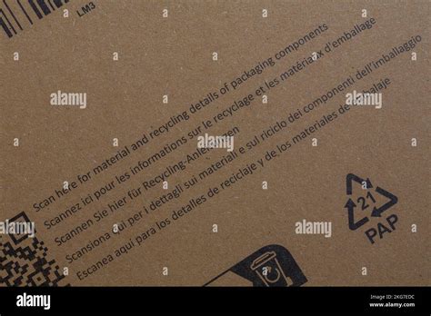 Scan Here For Material And Recycling Details Of Packaging Components In