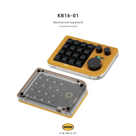 Doio Kb16 01 Macro Keyboard Mechkeysshop