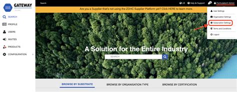 Downloading An Invoice From Zdhc Gateway Supplier Formulators Stichting Zdhc Foundation