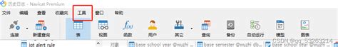 Navicat查看执行的sql语句navicat执行记录 Csdn博客