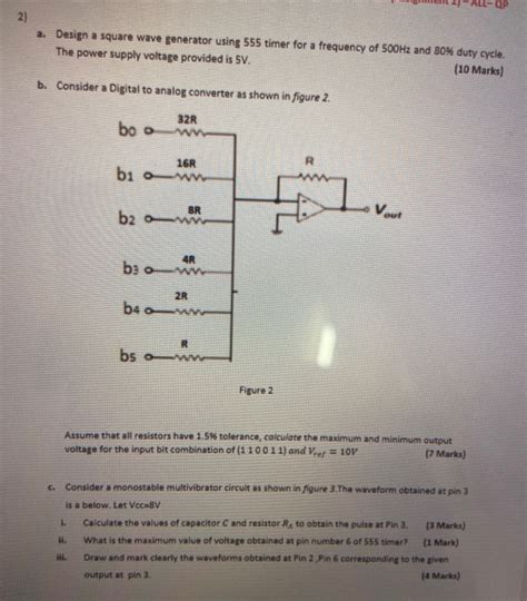 Solved Qp A Design A Square Wave Generator Using Chegg