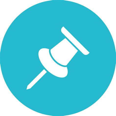 Pushpin Generic Color Fill Icon