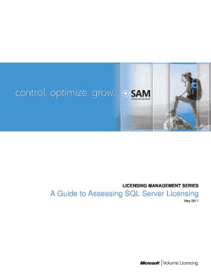 Fillable Online A Guide To Assessing SQL Server Licensing Fax Email Print PdfFiller
