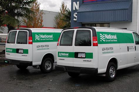 National Car And Truck Rental Chevy Express Jensen Signs