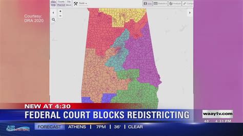 Federal Court Blocks Alabama Congressional Map Described As Unfair To
