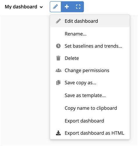 Dashboard Perspective Teamscale Documentation