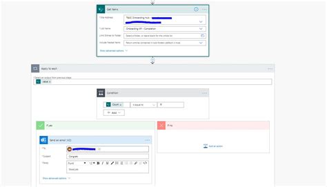 solved how to send an email when the column count is equa power