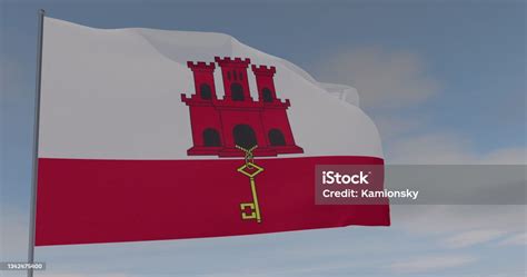 플래그 지브롤터 애국주의 국가 자유 3d 일러스트 0명에 대한 스톡 사진 및 기타 이미지 0명 개념 공휴일 Istock